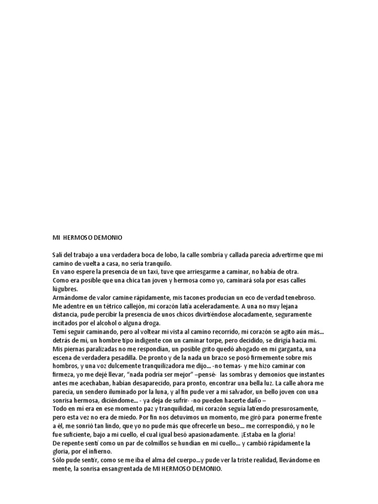 Mi Hermoso Demonio | PDF
