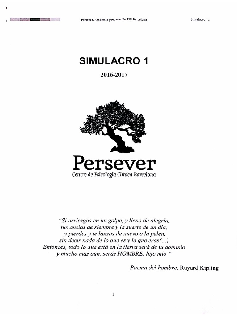Persever 1 | PDF