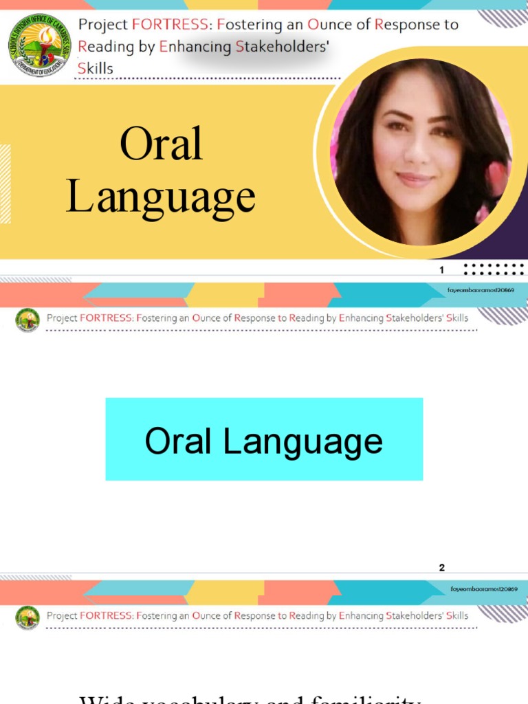 Understanding Oral Language Development | PDF