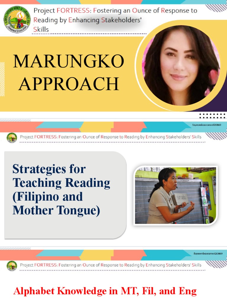 6 - Marungko Approach | PDF | Pedagogy | Communication