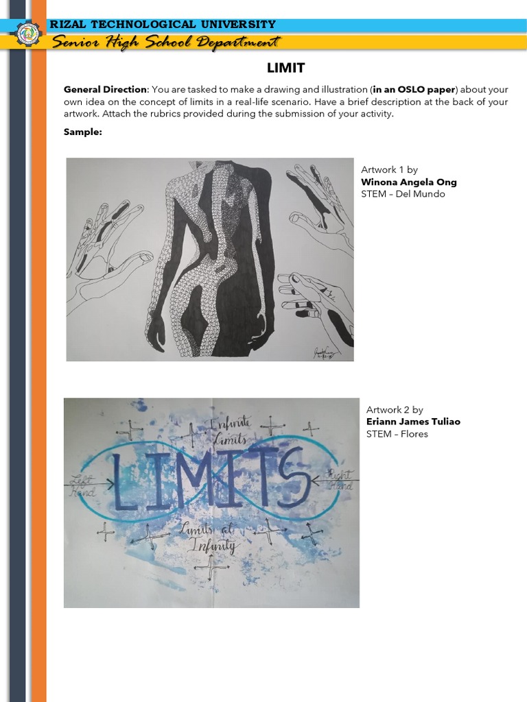 Activity-1 Limits | PDF | Rubric (Academic) | Psychology