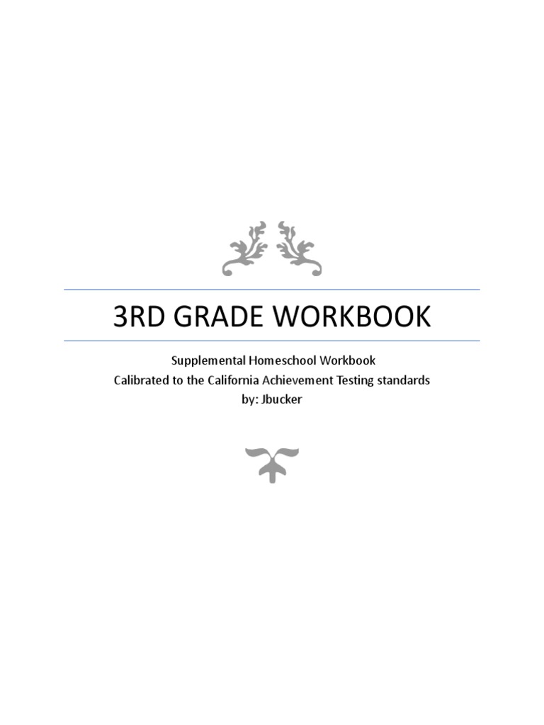 3rd grade workbook | PDF
