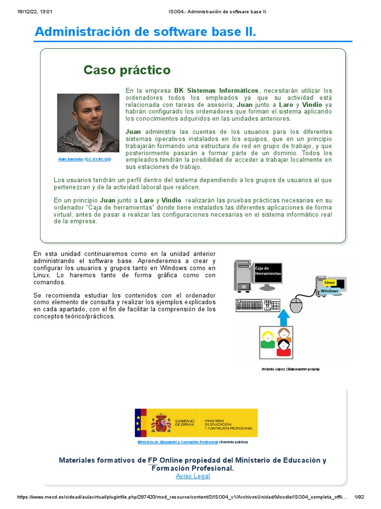 ISO04. - Administración de Software Base II | PDF | Usuario ...
