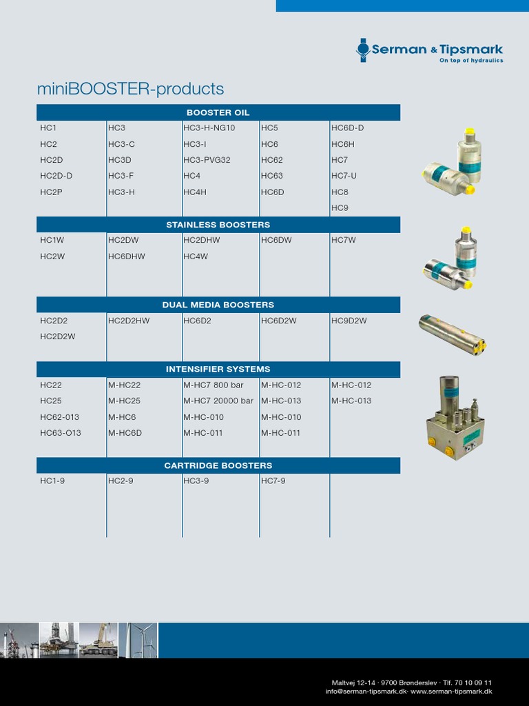 ST - Brevpapir Minibooster Tabel Nov19 Eng | PDF