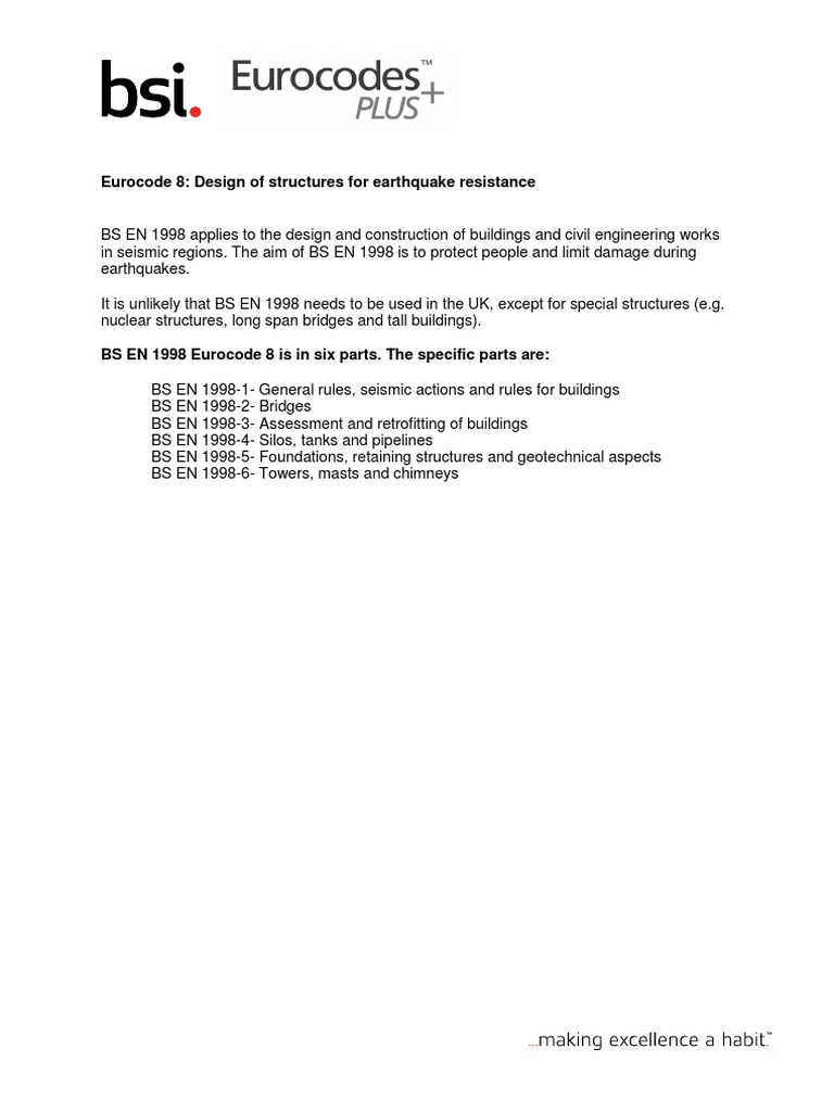 Eurocode 8 - Design-Of-Structures-For-Earthquake-Resistance | PDF ...