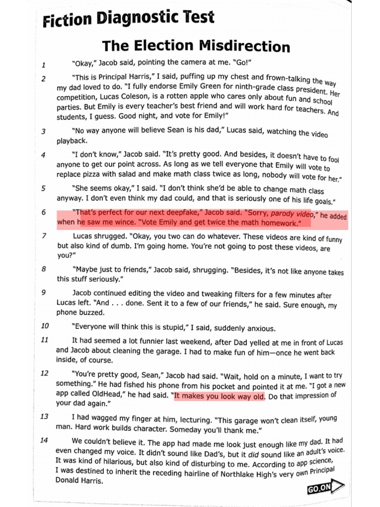 Kami Export - Fiction Assessment | PDF