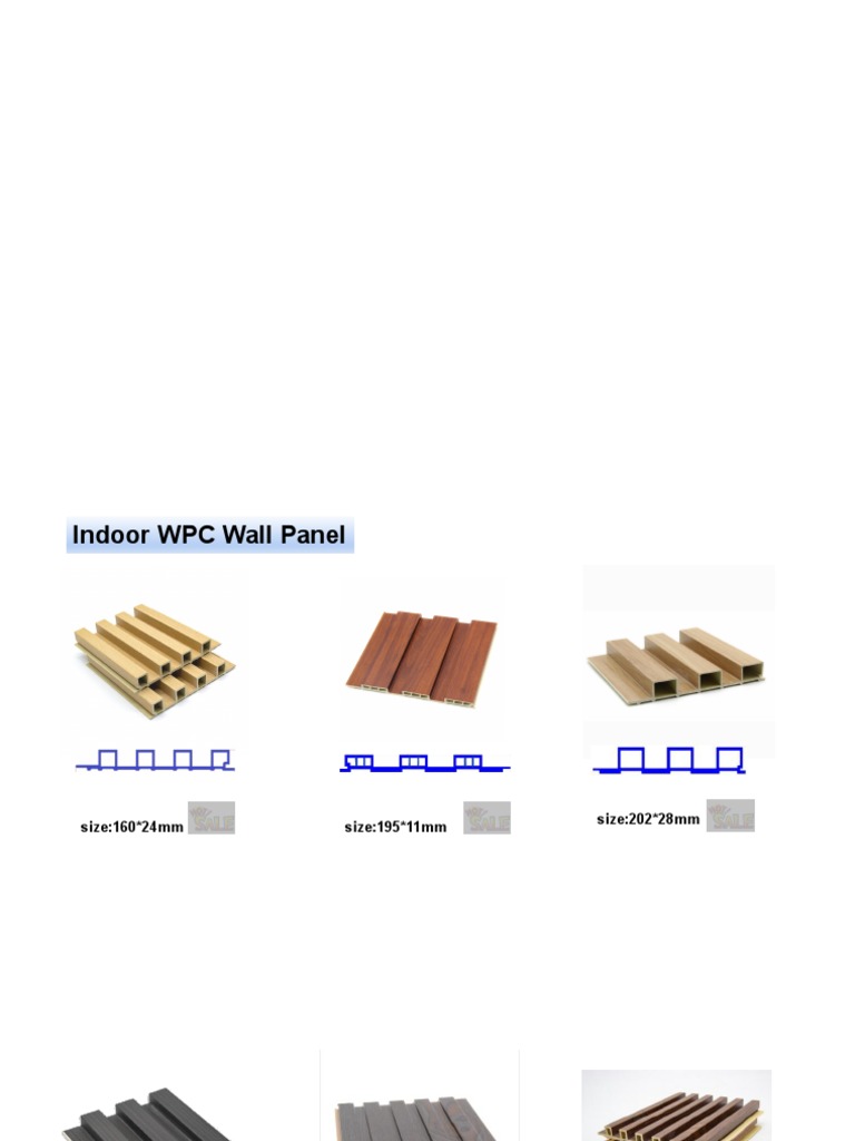 Indoor WPC Wall Panel Sizes & Options | PDF | Home & Garden