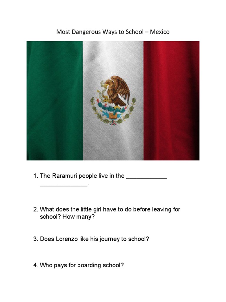 Most Dangerous Ways To School - Mexico | PDF