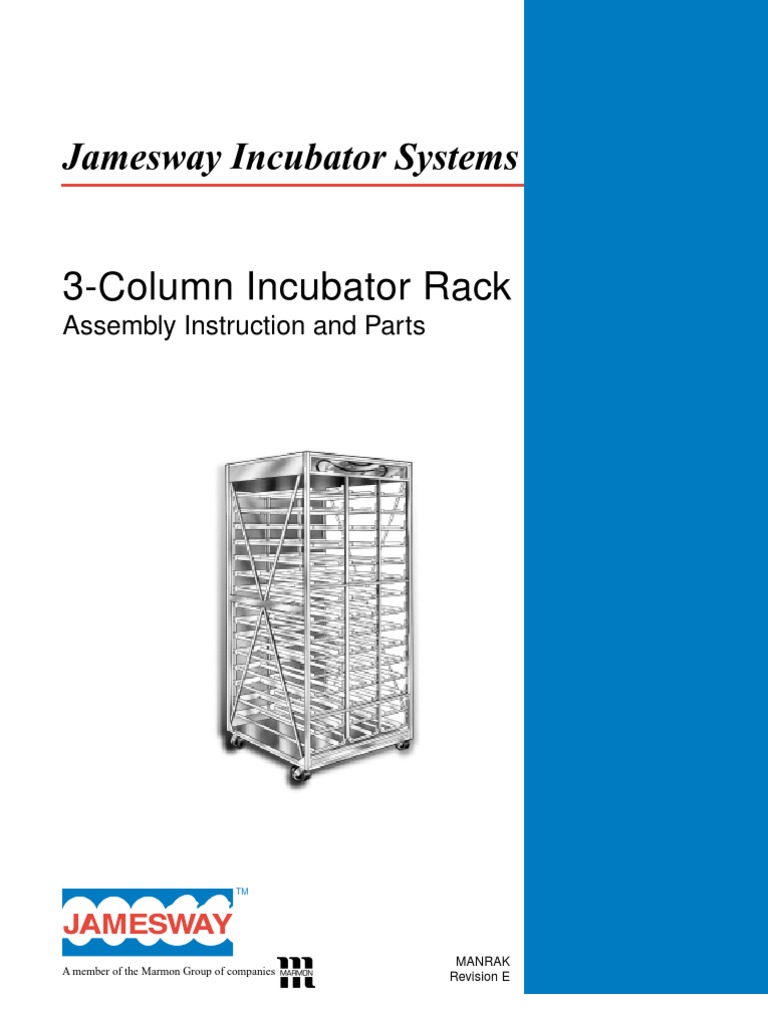 3-Column Incubator Rack - Assembly & Parts | PDF | Electrical Connector ...