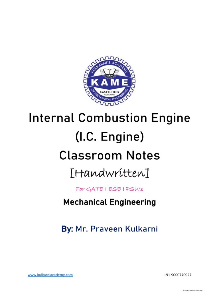 IC Engine | PDF