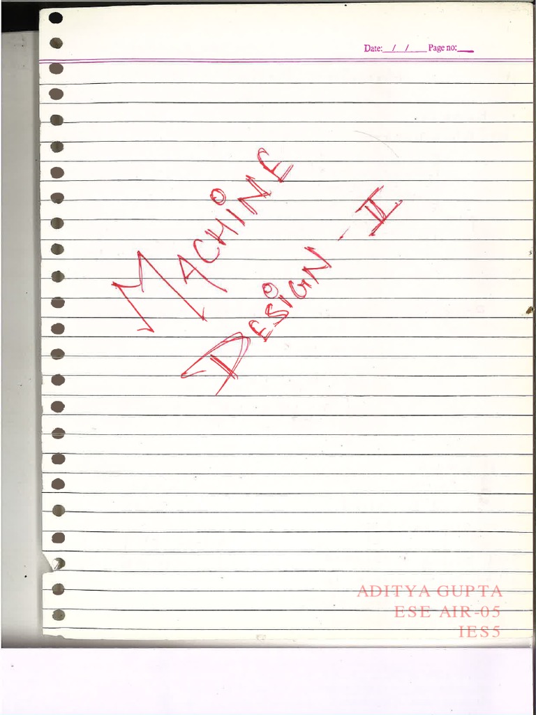 Machine Design 2 | PDF