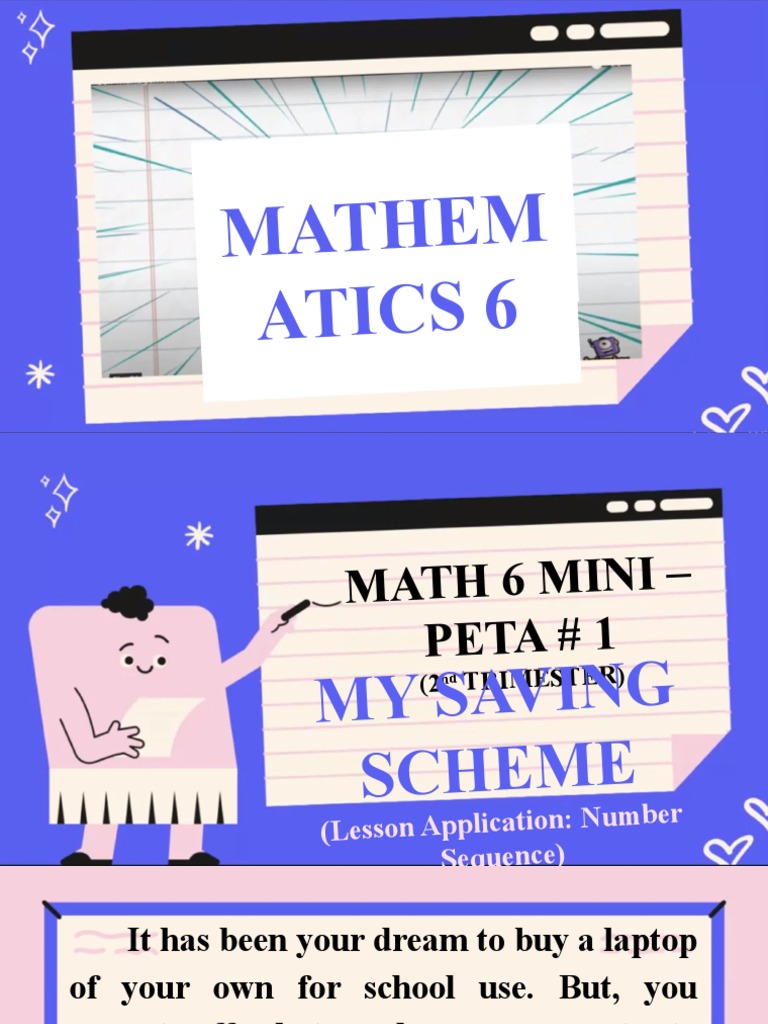 Math 6 Module 19 Sessions 3 4 Mini-Peta On No. Sequence | PDF | Cognitive Science | Cognition