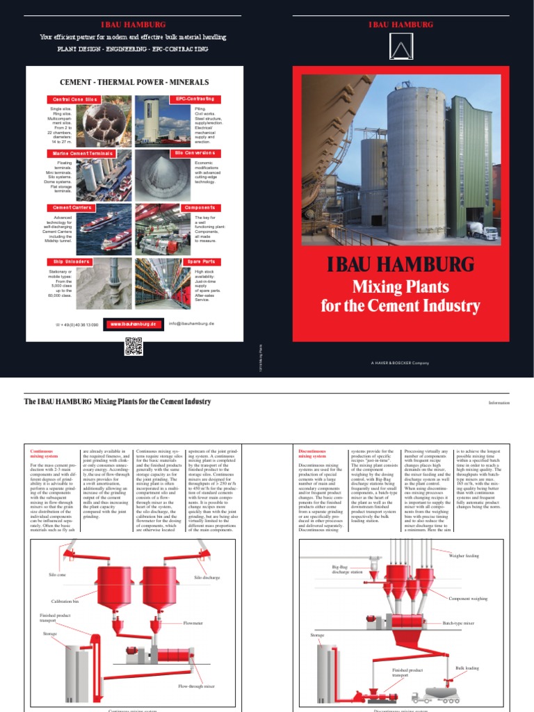 Ibau Hamburg Mixing Plants | PDF