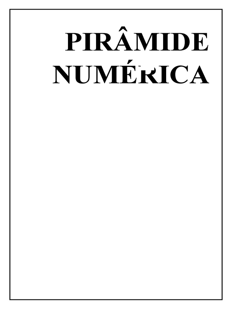 Pirâmide Numérica - Todas | PDF