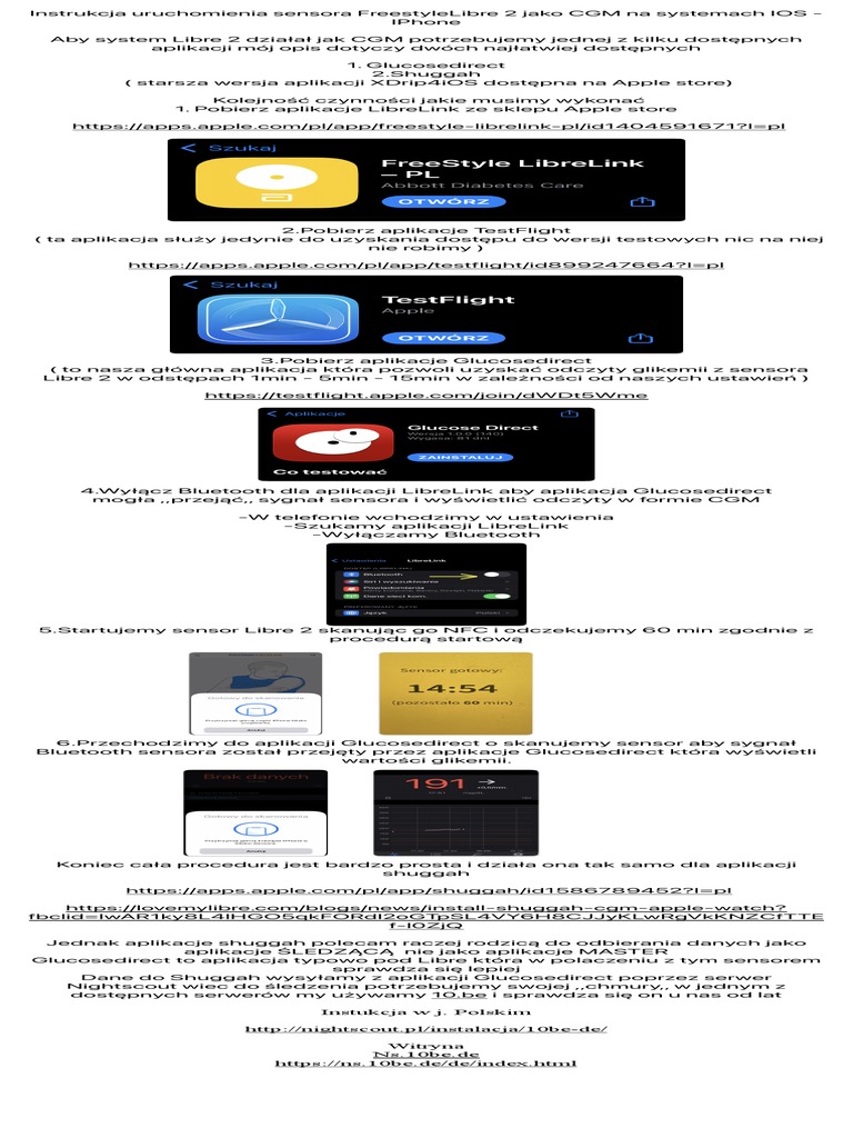 Libre 2 CGM IOS Tutorial | PDF