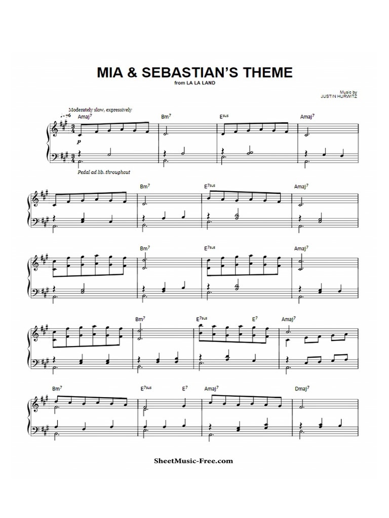 Mia and Sebastians Theme | PDF