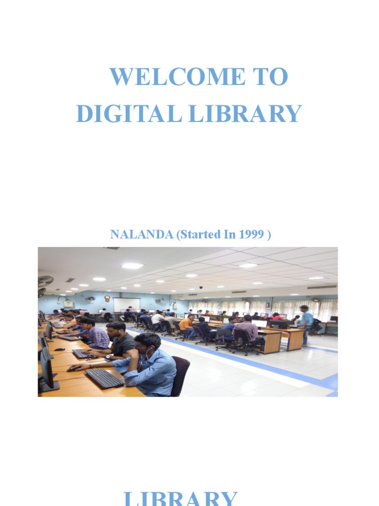 Digital Library Guide: Search, Access E-Resources | PDF | Libraries ...