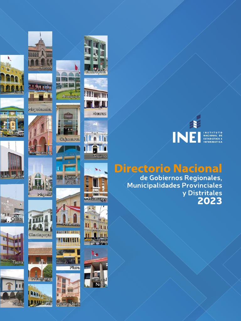 Directorio Nacional de Gobiernos Regionales, Municipalidades ...