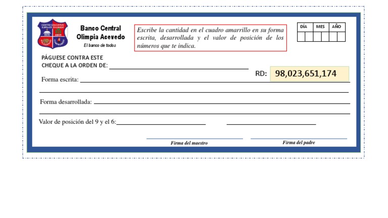 Cheque Práctica | PDF
