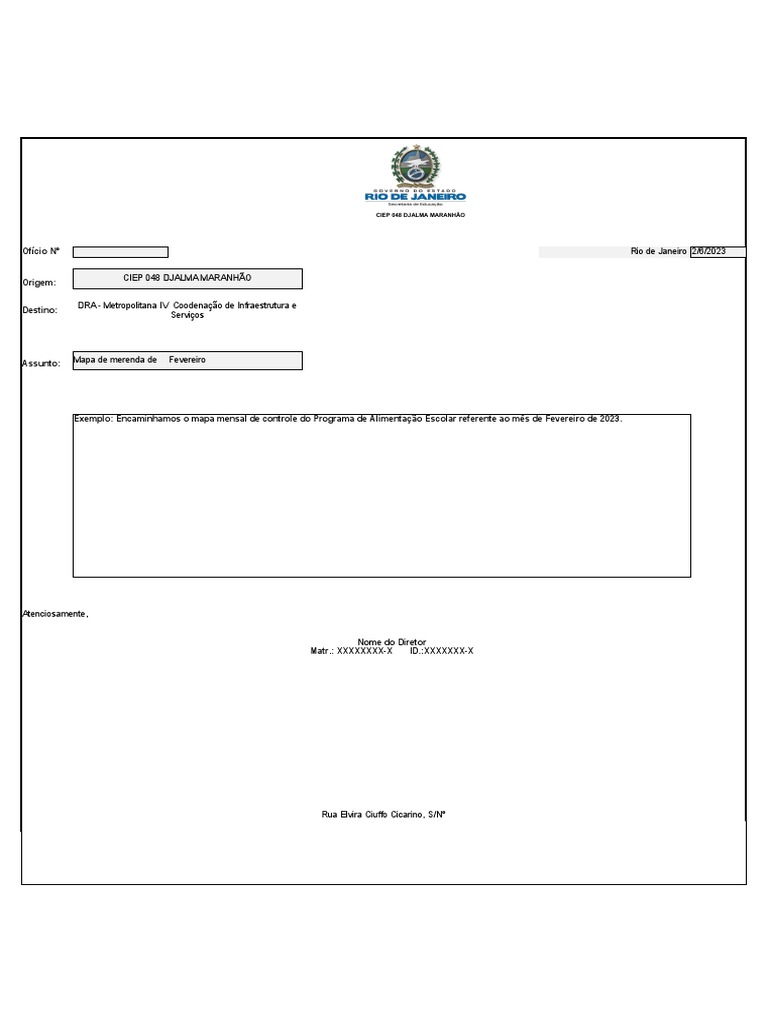 Mapa de Merenda 2023_Metro IV V2.0 | PDF