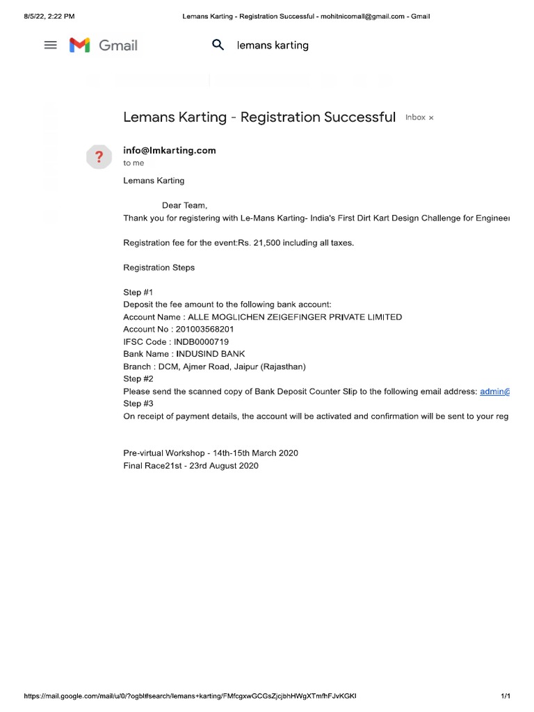 Lemans Karting | PDF