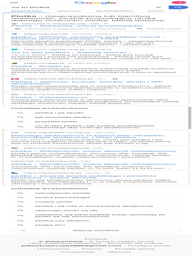 Co To Plotka - Szukaj W Google | PDF