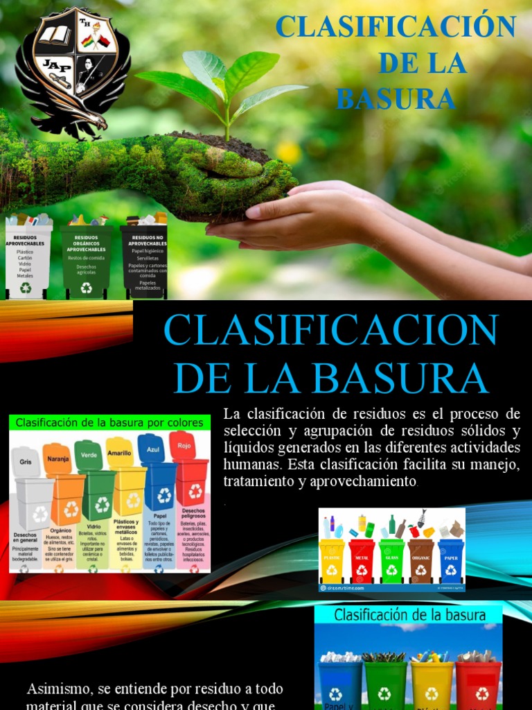 Presentación1 CLASIFICASION DE LA BASURA | PDF | Ciencias sociales | Arte