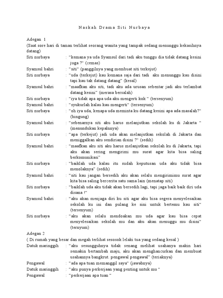 Siti Nurbaya Revisi | PDF | Griya & Taman