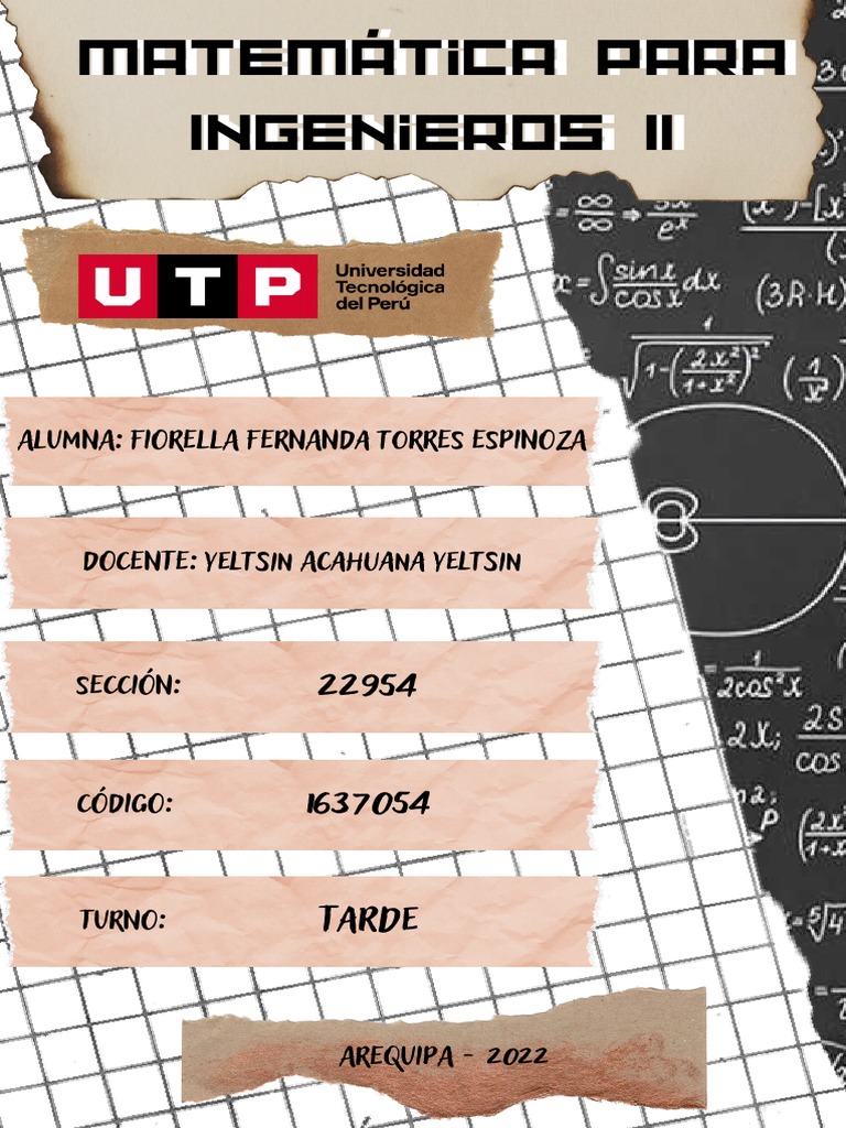 Matemática para Ingenieros II | PDF