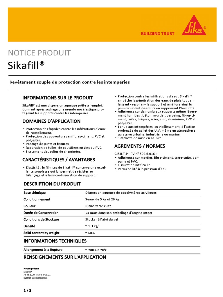 Sikafill | PDF