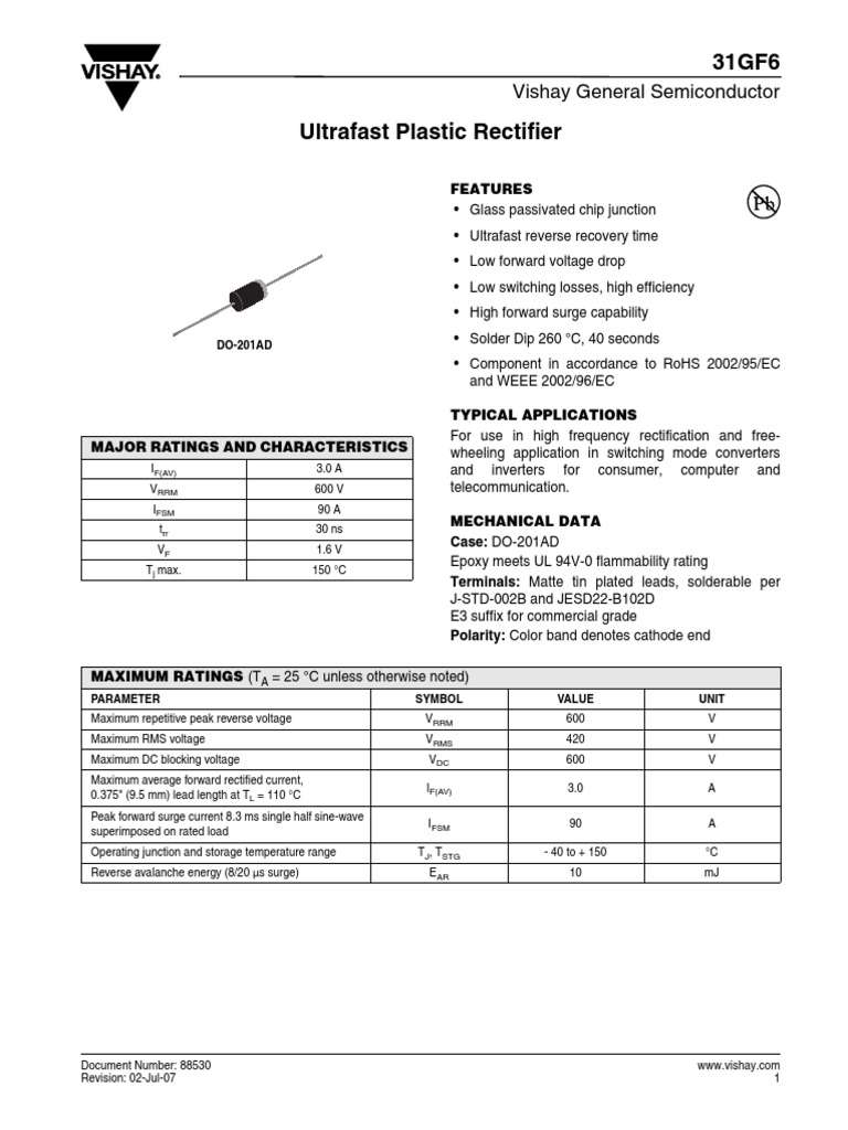 31 GF 6 | PDF | Rectifier | Diode