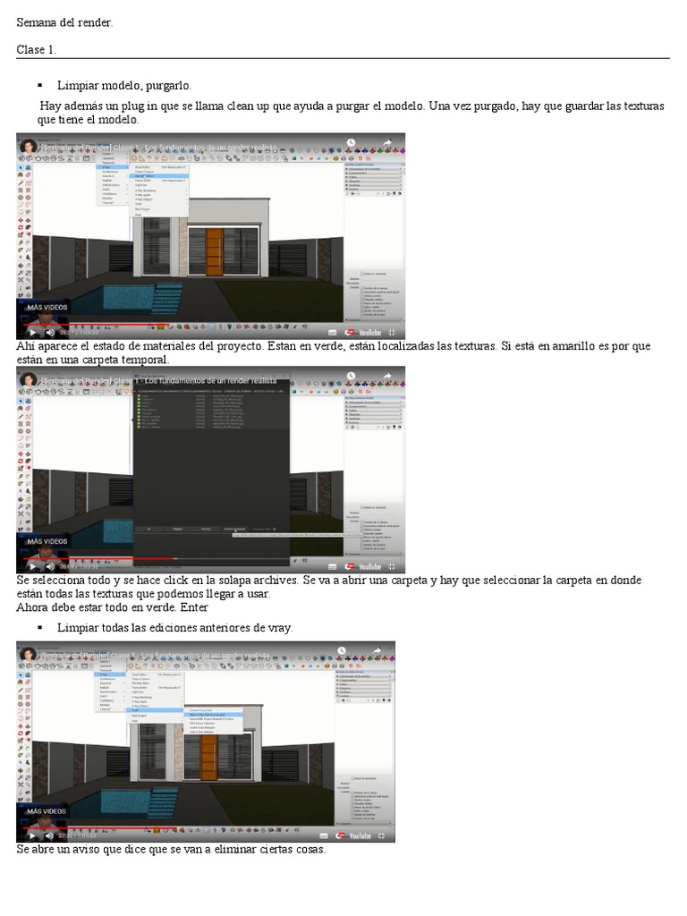 Semana Del Render - Workshop SKP y Vray | PDF | Color | Radiación ...