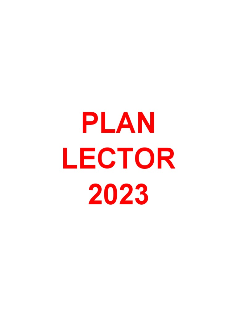 Plan Lector Ugel | PDF