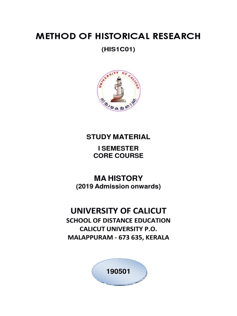 Historical Research Methodology Guide | PDF | Science & Mathematics