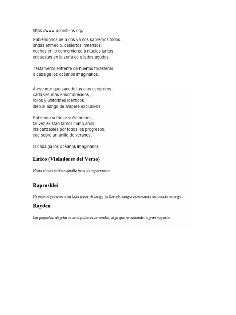 Poemas Imprimir | PDF | Amor