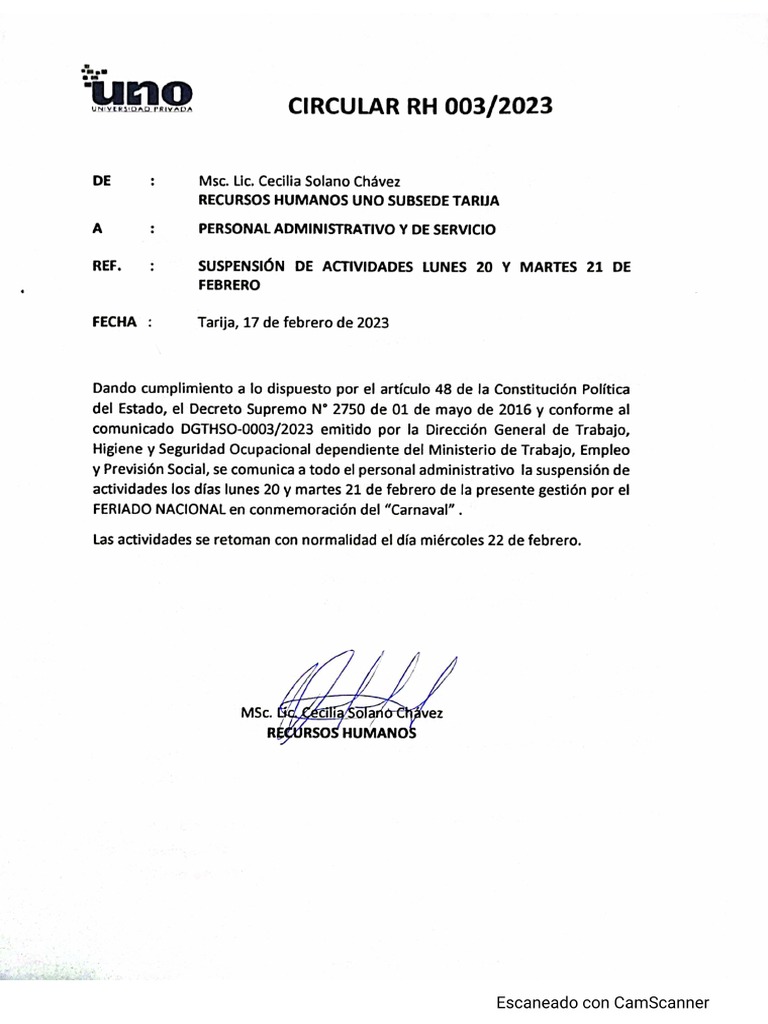 Circular Carnaval | PDF