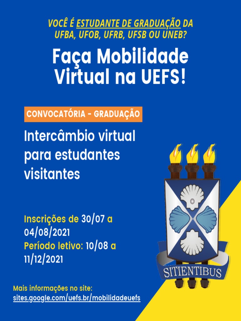 Mobilidade Virtual UEFS | PDF