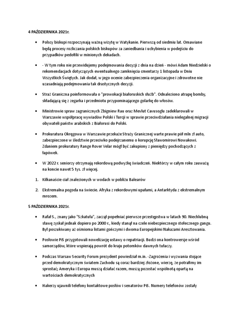 Prasówka Na WOS | PDF