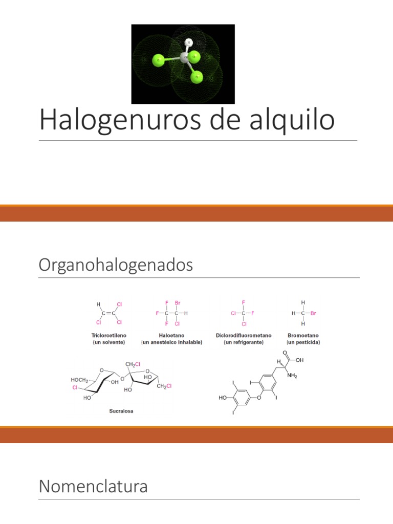 Halogenuros de Alquilo-1 | PDF | Reacciones orgánicas | Compuestos ...