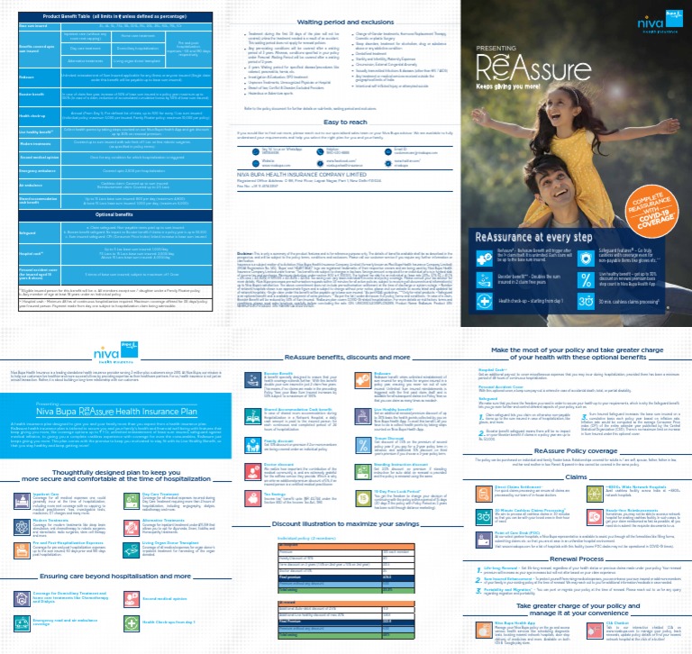 ReAssure - Brochure1 | PDF | Insurance | Therapy