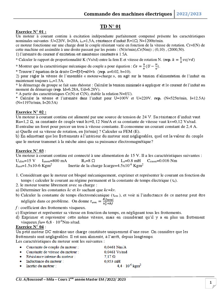 TD 01 | PDF