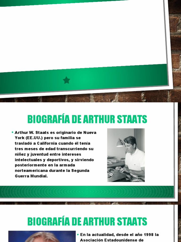 Arthur Staats | PDF