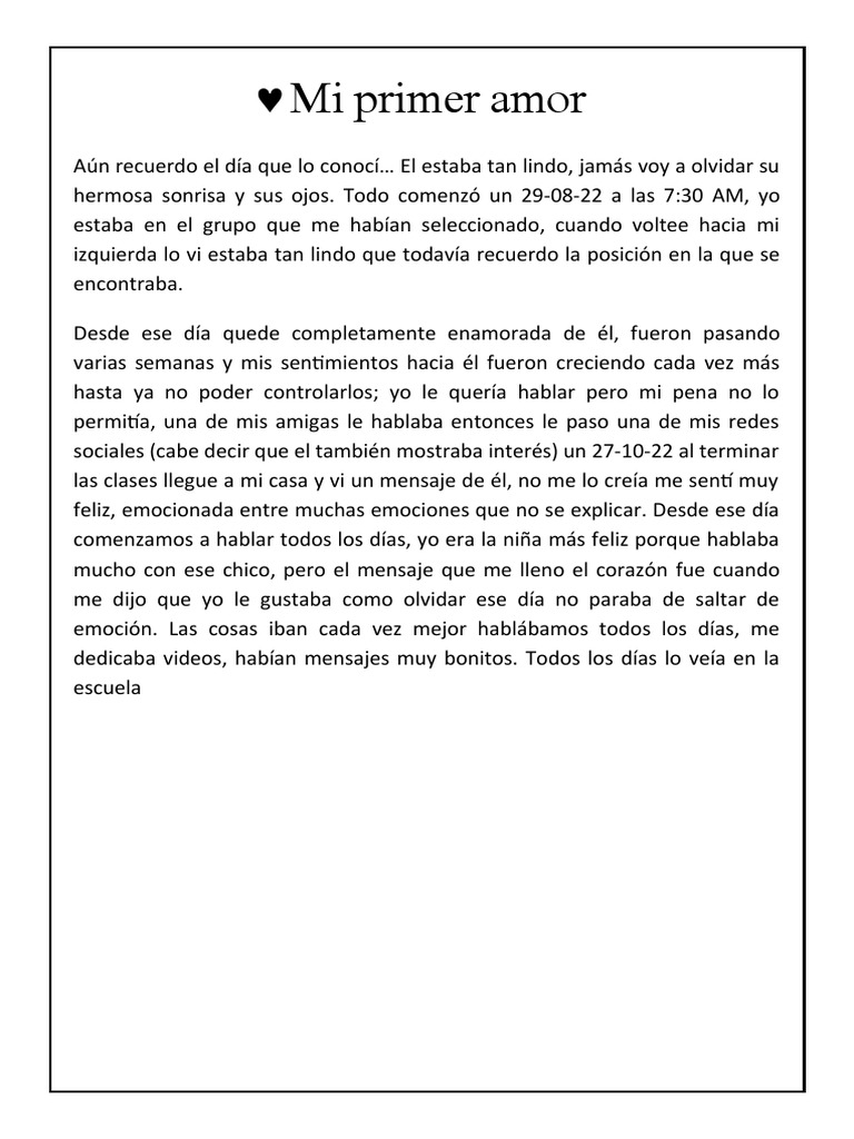 Mi Primer Amor Aitana | PDF