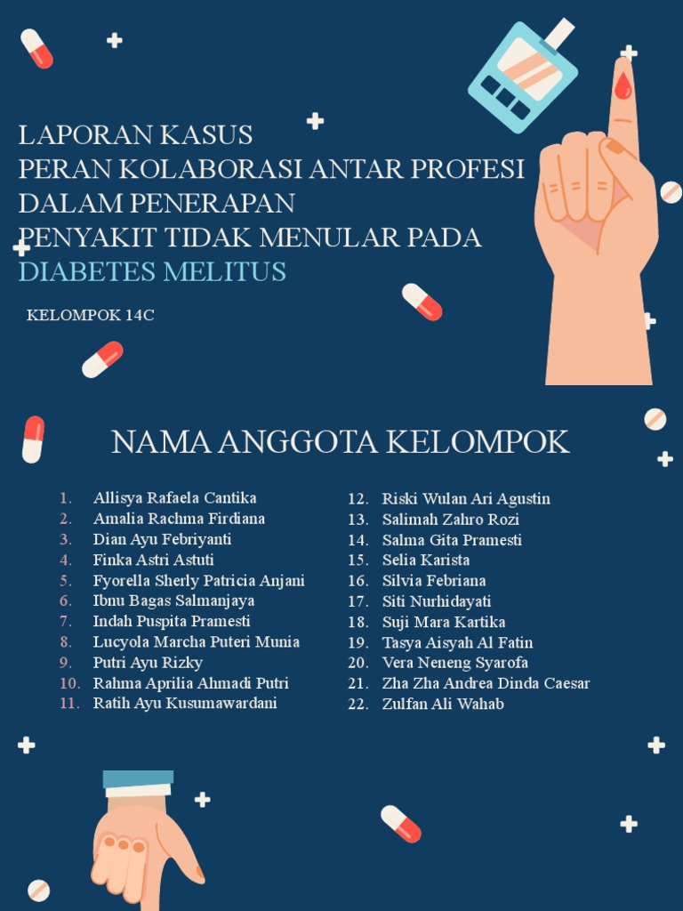 Laporan Kasus 14c - PTM (DM) | PDF | Pengembangan Diri | Kesehatan Holistik