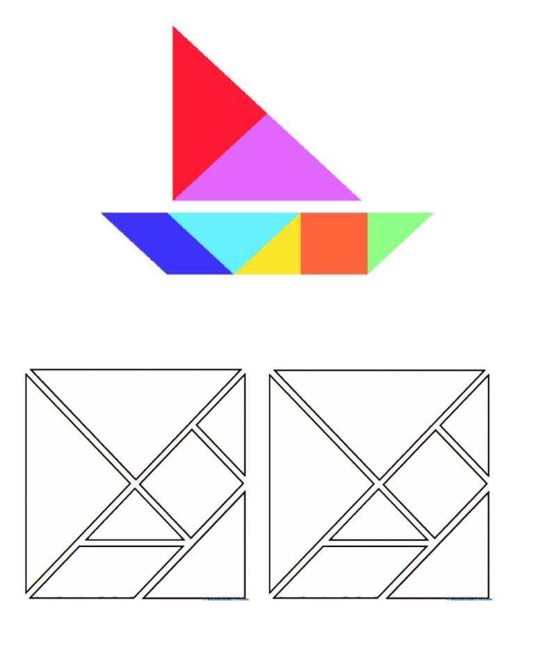 Ficha Tangram Barco | PDF