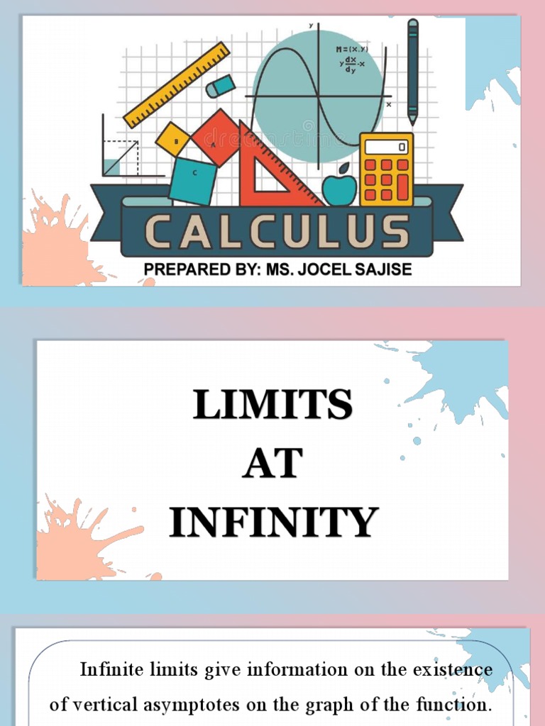 LIMITS AT INFINITY AND LIMITS OF EXPONENTIAl, LOGARITHMIC, AND ... LIMITS AT INFINITY AND LIMITS OF EXPONENTIAl, LOGARITHMIC, AND ...