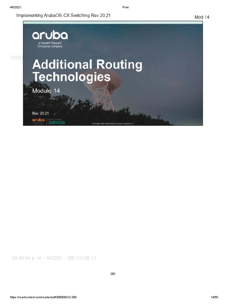 Routing Technologies | PDF