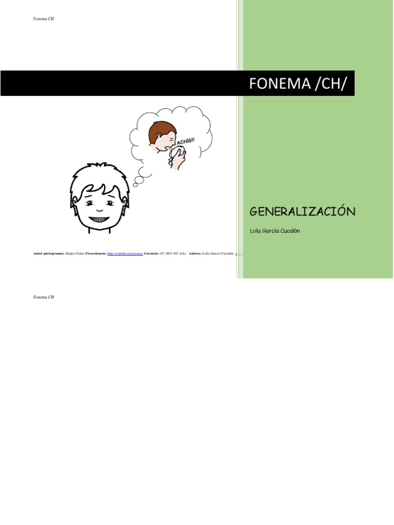 LIBRO Fonema - CH Generalización | PDF