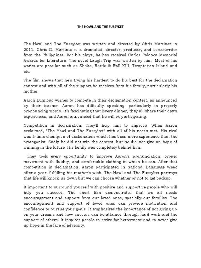 Reaction Paper | PDF