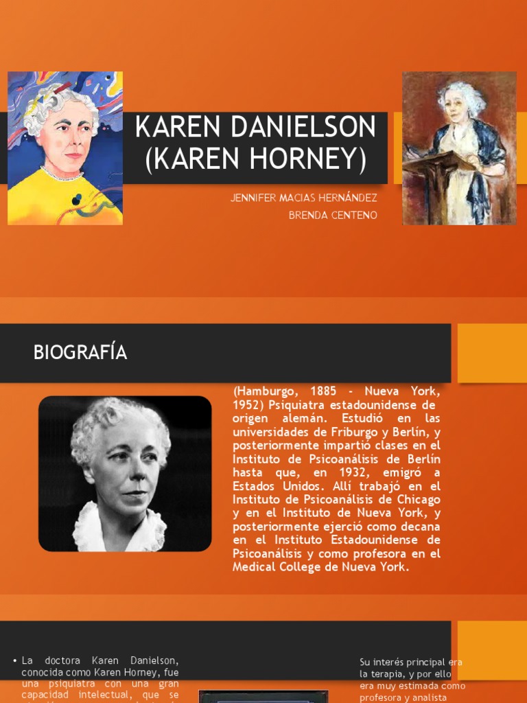 Karen Horney | PDF | Psicoanálisis | Sigmund Freud